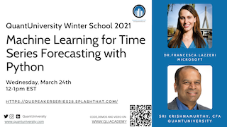 QU 28: ML: Time Series Forecasting w/ Python